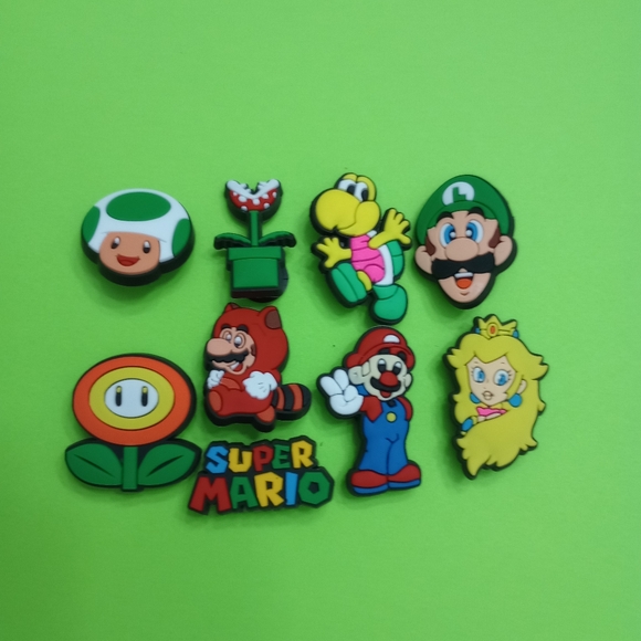 CROCS | Accessories | Super Mario Brothers Crocs Charms Croc Jibbitz ...